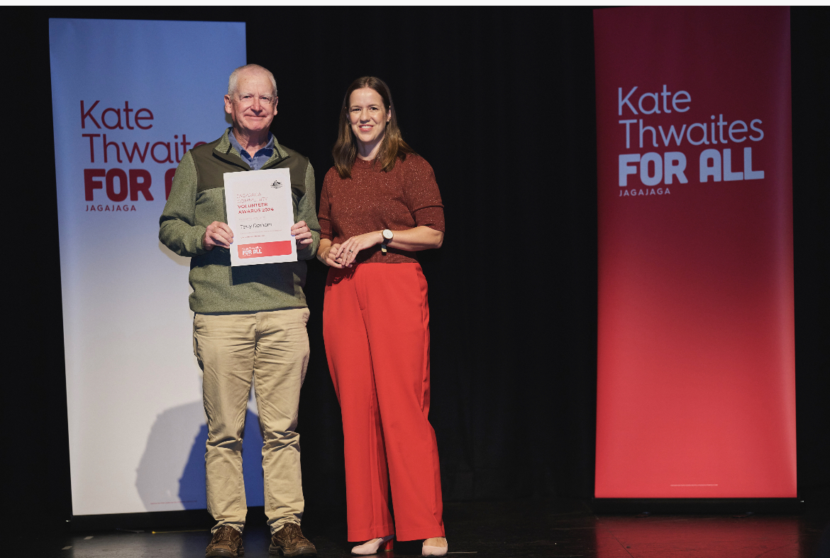 Terry Derham receives Community Award for his service to St Mary’s – SMFNC